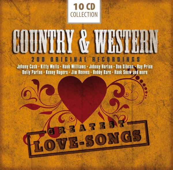 Country & Western: 200 Greatest Love-Songs (10 CDs) – jpc